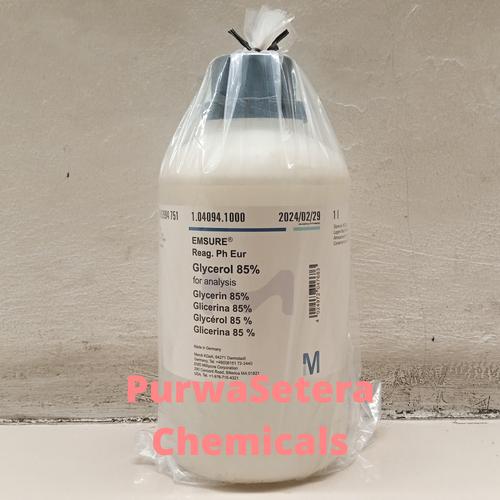 Jual Glycerol 85% Pro Analysis Merck 1L | Gliserol 1000ML - Kota ...