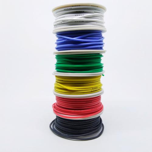 Jual Silicone Wire 24 Awg per meter Merah Hitam Putih Biru Kuning Hijau ...