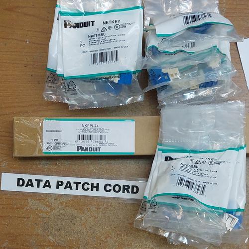 Jual PATCH PANEL PANDUIT NETKEY 24 PORT CAT 6 KOMPLIT SET DENGAN ...