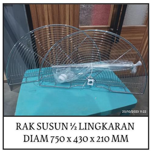 Jual kitchen rak sudut corner semi circle rack - Kota Bandung - BAM PRO ...