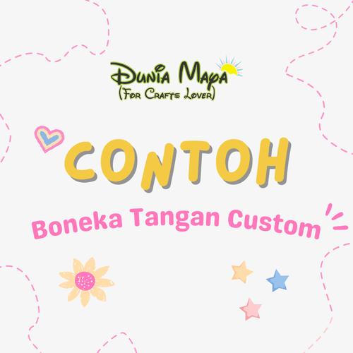 Jual Contoh Boneka Tangan Custom - Kab. Bandung - Dunia Maya Crafts ...