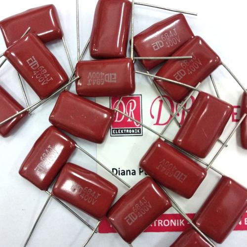 Jual Milar mylar Kapasitor Capasitor 684j 684 680nF 680 nF 400 volt ...