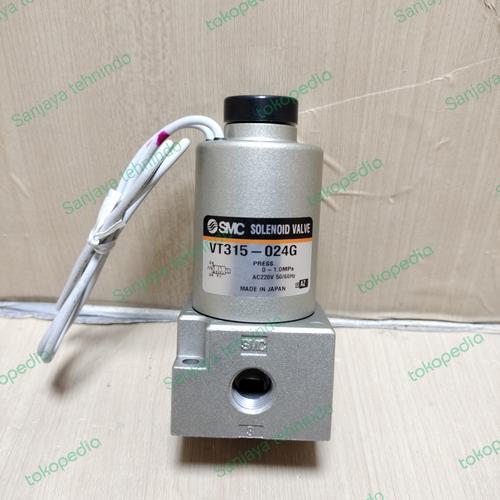 Jual Solenoid valve smc VT315-024G 220VAC - Kota Tangerang - Sanjaya tehnindo | Tokopedia