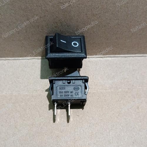 Jual 3881 saklar rocker switch swit on off hitam sedang - Jakarta Barat ...