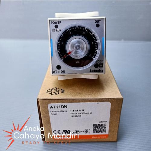 Jual Timer Autonics AT11DN - 220vac signal on delay plus socket ...