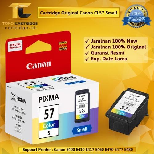Jual Tinta Canon CL57s CL-57s CL 57 Small Original Cartridge 57s E400 ...