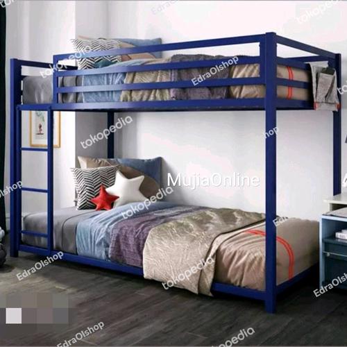 Jual UPPER BUNK BED RANJANG SUSUN BESI TINGKAT DUA TEBAL KUAT BAWAH ...