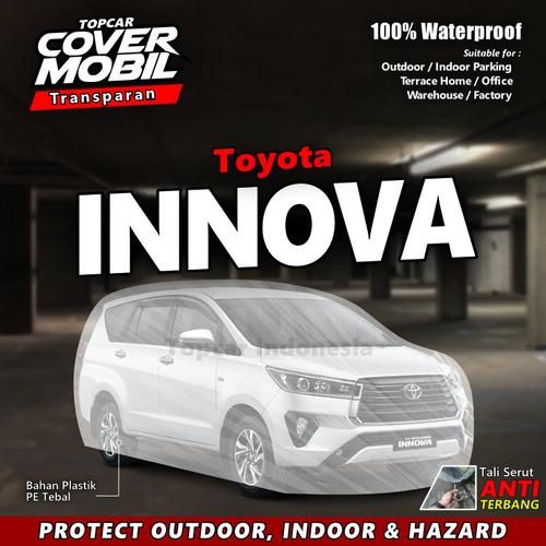 Jual TOPCAR Cover Mobil Transparan Innova Toyota Plastik waterproof ...