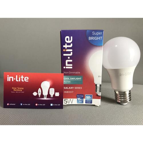 Jual LAMPU BULB LED INLITE 5W 5 WATT - INB007 - Putih - Kota Bandung ...