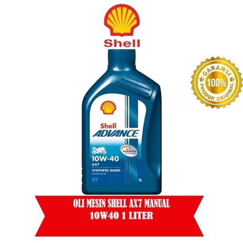 Jual SHELL AX7 MANUAL MATIC 10W40 Oli Mesin Motor Manual Matic 1L PCX ...