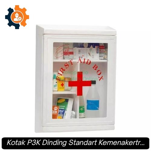 Jual Kotak P3K Dinding + Isi First Aids Type B - Kotak + Type B ...