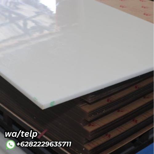 Jual akrilik lembaran (uk 122 x 244 cm) acrylyc putih susu - 4mm - Kota ...