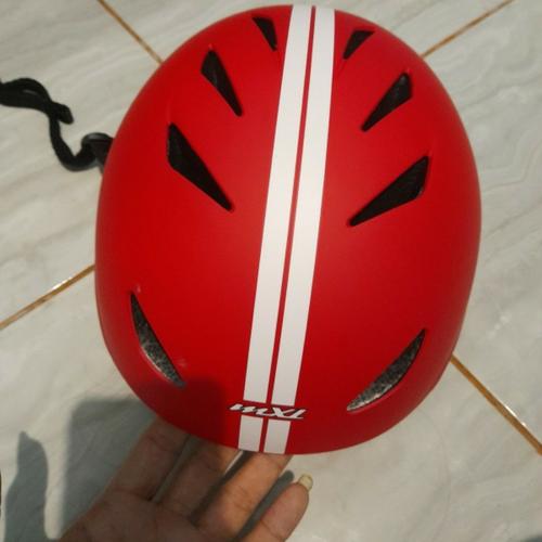 Promo HELM SEPEDA BULAT BMX SEPATU RODA MXL - Merah - Jakarta Pusat ...