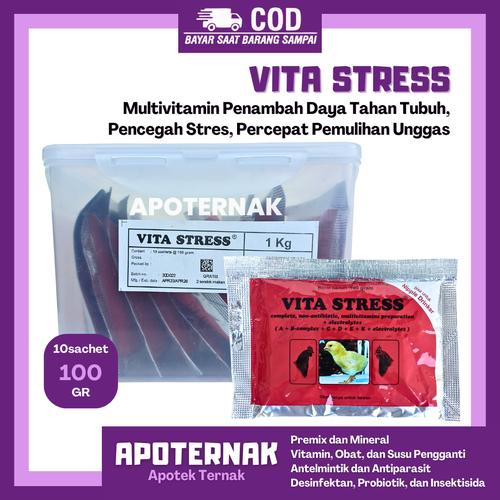 Jual VITA STRESS 1KG Isi 10 Sachet 100gr 1 Box Multivitamin Anti Stress ...