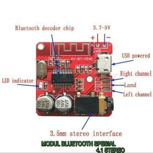 Jual XY-BT Mini Module Bluetooth Audio Receiver Board MP3 amplifier ...