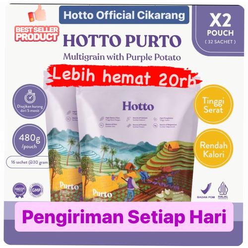 Jual PROMO!!!!! Hotto Purto Multigrain (Meal Replacement) 2 Pouch (32s ...