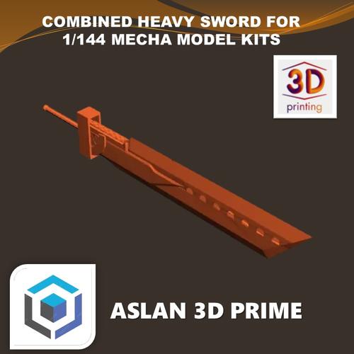 Jual COMBINED HEAVY SWORD FOR 1/144 MECHA MODEL KITS Custom Color 3D ...