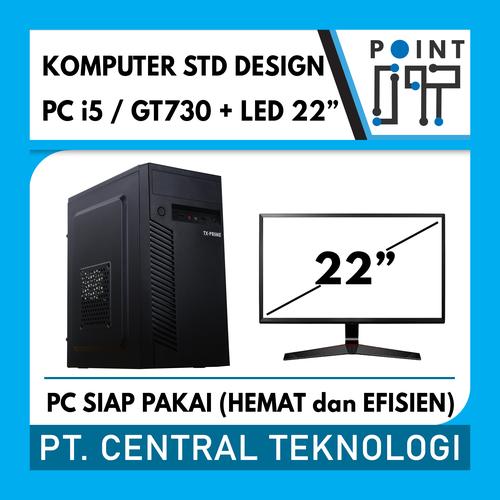 Jual PC Design i5 Lengkap + Monitor 22" For Office and Design Needs ...