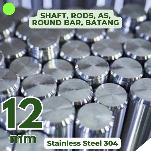 Jual Shaft As Stainless Steel 304 12mm Round Bar Rods - Jakarta Pusat ...