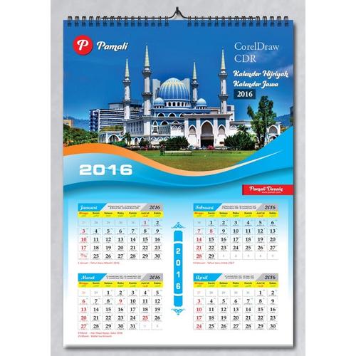 Jual KALENDER DINDING SPIRAL 3 LEMBAR 4 BULANAN KERTAS TEBAL - Kota ...