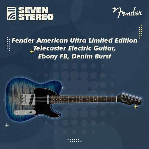 Jual Fender American Ultra Limited Edition Telecaster Ebony FB Denim ...