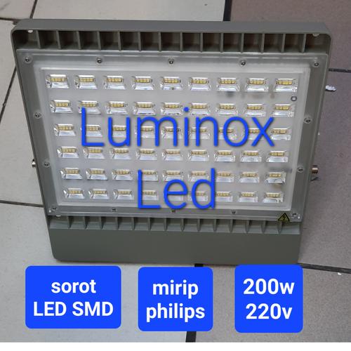 Jual sorot led smd 200watt 200w / tembak flood light led 200 watt 200w ...