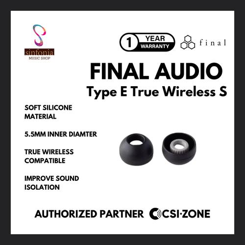 Jual Final Audio Type E True Wireless / TWS Eartips Replacement - Black ...