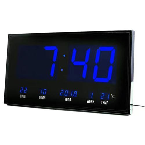 Jual Jam Dinding Digital Led Merah JUMBO 7030 - 70X37 CM BIRU - Jakarta ...
