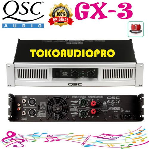 Jual QSC GX3 425W 2-channel Power Amplifier qsc gx-3 Original - Jakarta ...
