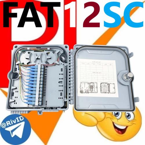 Jual ODP 12 Core FAT 12c Lengkap Pigtail Fiber Optic SC APC UPC Wall ...