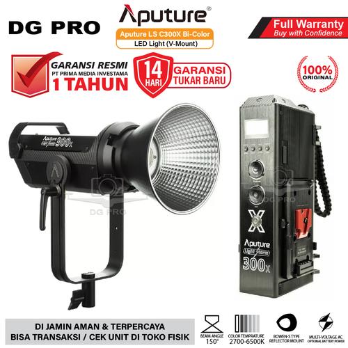 Jual Aputure LS C300X Bi-Color LED Light (V-Mount) LS 300X / LS-C300X ...