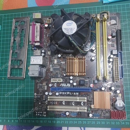 Jual MB mobo mainboard motherboard komputer LGA 775 ASUS P5KPL-AM - +CPU HSF - Jakarta Utara ...