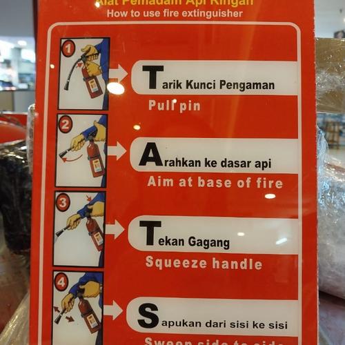 Jual SIGN AKRILIK 20X30CM CARA PENGGUNAAN APAR - Jakarta Barat - GARDA ...