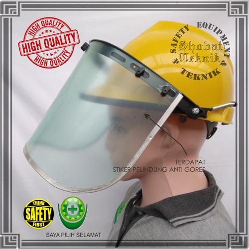 Promo Safety Face Shield Gerinda/Face Shield Bracket Visor untuk Helm Proyek - Kota Surabaya ...