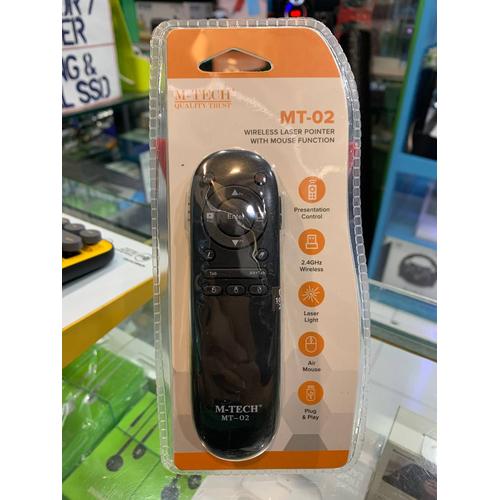 Jual M-TECH Laser Pointer With Mouse Function Wireless MT-02 Mtech ...