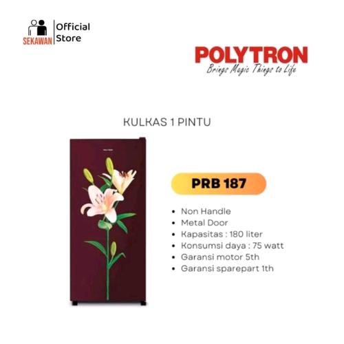 Jual kulkas Polytron 1 pintu 180 liter PRB-187 - Kota Padang - Sekawan ...