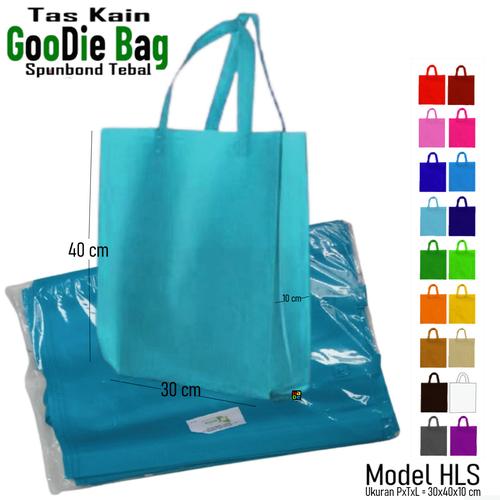 Promo Tas Kain Spunbond Goodie Bag Model Tali / Handle Lipat Samping ...
