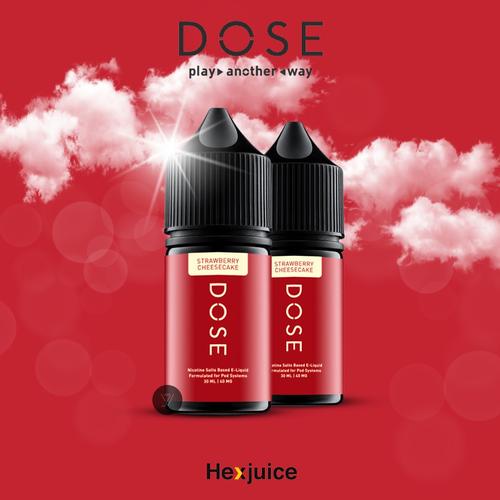 Jual Dose Strawberry Cheesecake Salt Nic 30ML by Hex Juice / Liquid ...