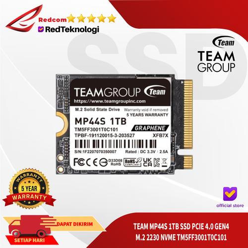 Promo TEAM MP44S 1TB SSD PCIE 4.0 GEN4 M.2 2230 NVME TM5FF3001T0C101 ...