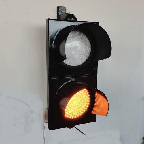 Jual Lampu Warning Traffic Flashing Light LED 2 Aspek 20 CM / HATI-HATI ...