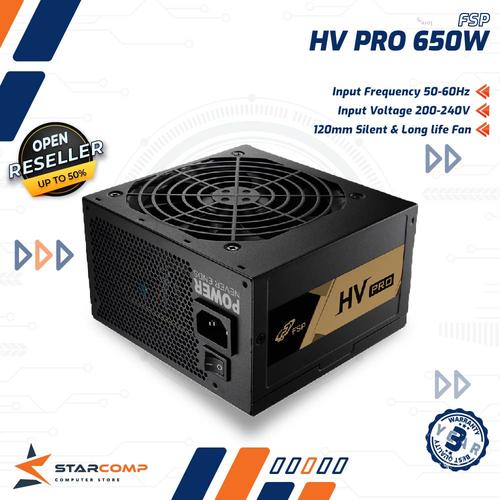 Promo Power Supply FSP HV PRO 650 Watt PSU 80+ PSU 650W Cicil 0% 3x ...