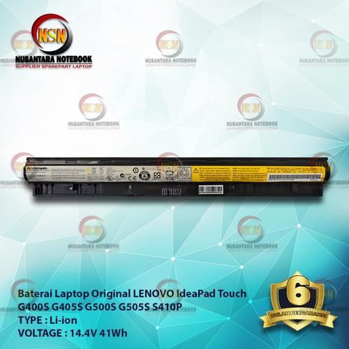 Jual Baterai LENOVO ORIGINAL IdeaPad Touch G400s G405s G500s G505s ...