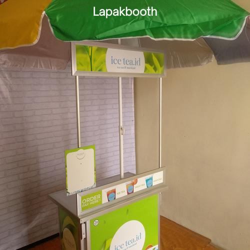 Jual Booth Portable Meja Lipat Gerobak buat Dagang pakai Payung - Kab ...