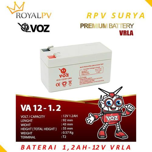 Jual AKI BATERAI UPS 12V 1,2AH BATTERY ACU 12V 1,2AH - Jakarta Barat ...