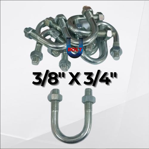 Jual Ubolt U Bolt Clamp Putih Galvanis 3/8" x 3/4" - Kab. Bekasi - Produsen UBolt | Tokopedia