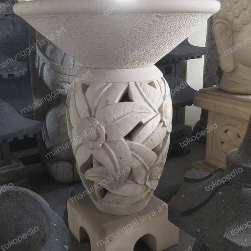 Jual POT BATU ALAM MOTIF BUNGA - Kab. Magelang - Manunggal Jaya Art ...