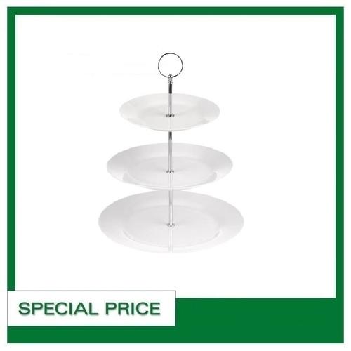 Jual Piring Susun Bulat Set 3 Cup Cake Keramik - Susun Bulat - Kota ...