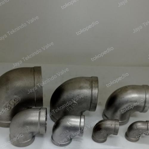 Jual Elbow SS 304 drat 3/8" inch - Knee stainless steel drat dalam ...