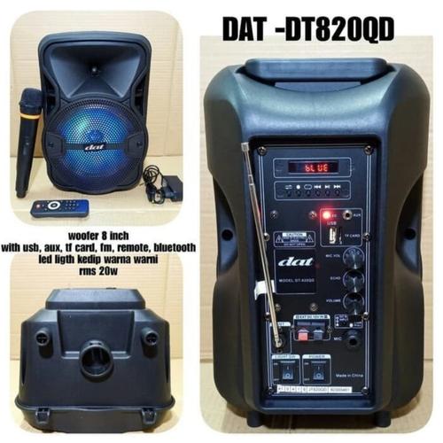 Jual SPEAKER AKTIF PORTABLE DAT 20 WATT BLUETOOTH USB DT 820 QD - Jakarta Barat - atlanta ...