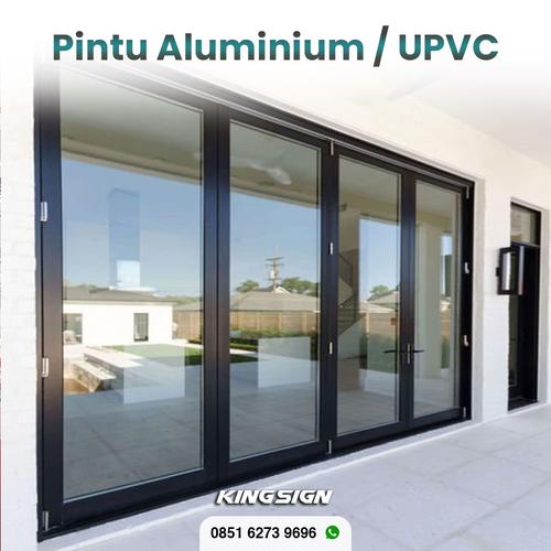 Jual Pintu Jendela Kaca Aluminium UPVC Kusen Sliding Swing Tralis Frame ...